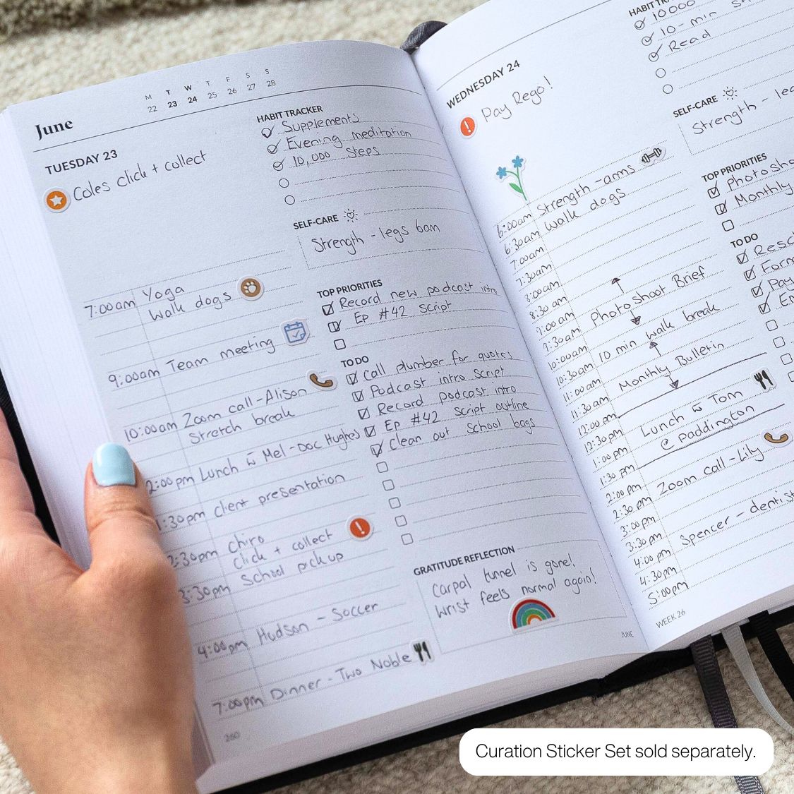 Curation 2026 Diary Planner (Daily) | Day To A Page 2026 Planner ...
